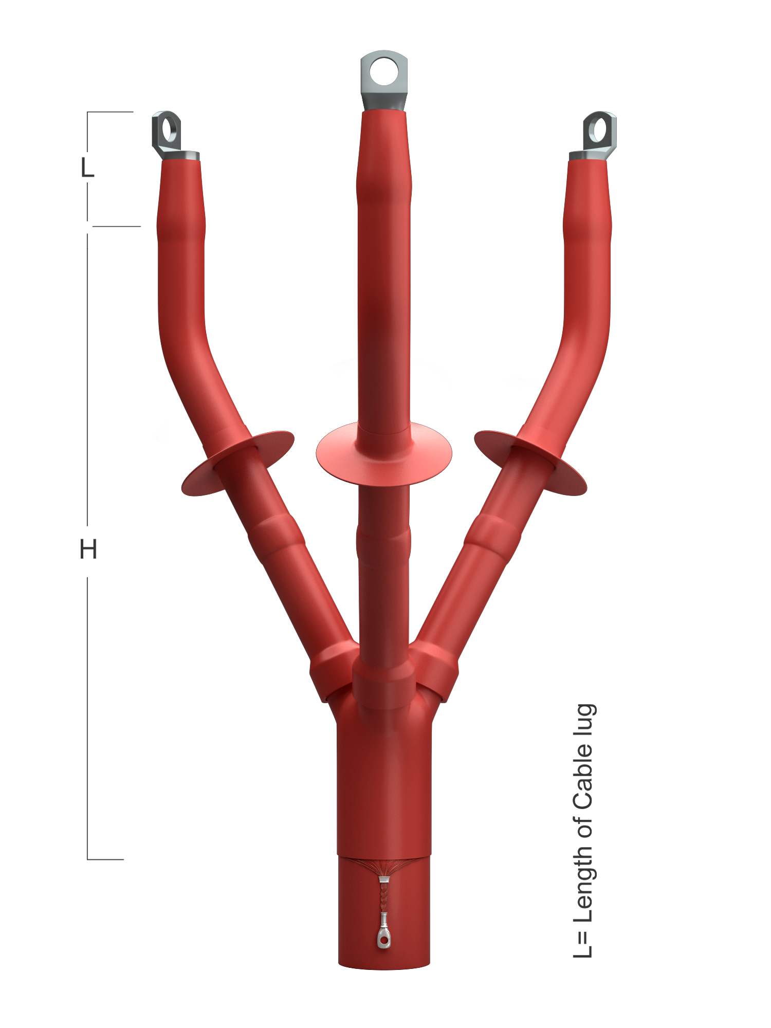 Heat Shrinkable Indoor Three Core Cable Termination for Oil, Gas and ...