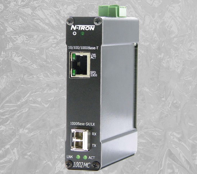 1002MC Gigabit Industrial Media Converter - CTL Components ltd