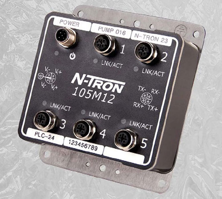 105M12 IP67 Rated Industrial Ethernet Switch - CTL Components ltd