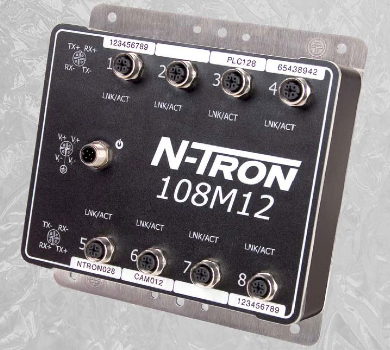 108M12 IP67 Rated Industrial Ethernet Switch - CTL Components ltd